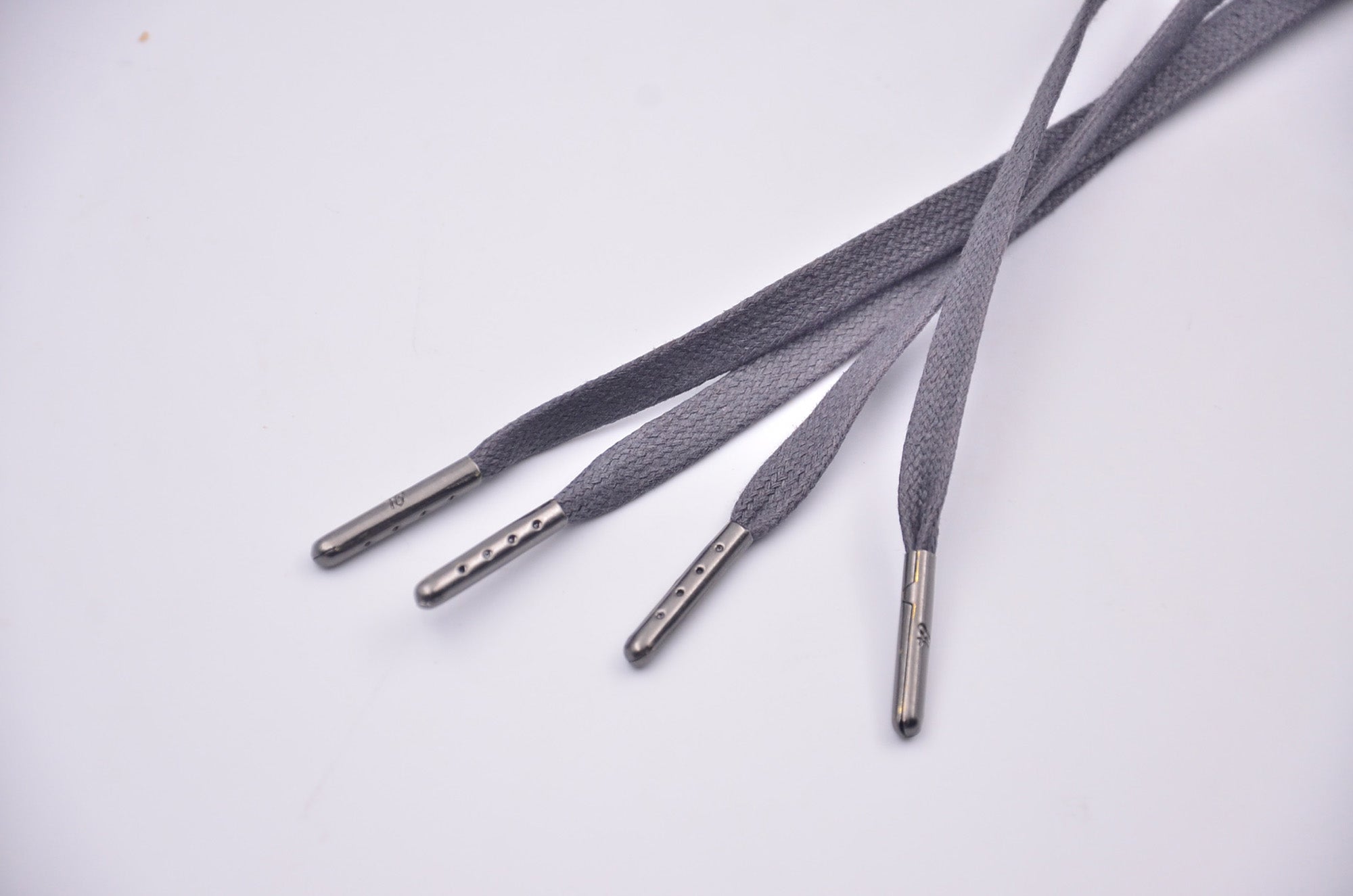 Waxed Laces - Charcoal – heftedlaces